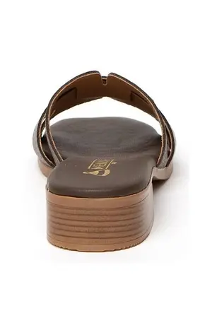 MENINA STEP Lucila Flat Sandal - Chocolate