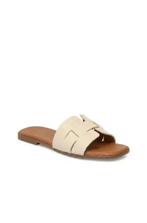 MENINA STEP Lucila Flat Sandal - Ivory