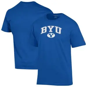 Champion Byu Cougars Arched Logo T-shirt - Royal