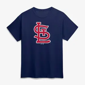 LOGO ATHLETIC St. Louis Cardinals Official Logo T-shirt - Navy