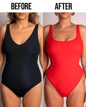 TA3 Mega Sculpting Scoop Neck High Cut One Piece Swimsuit