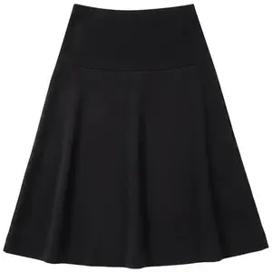 TOUCHE ECLAT Ponte Stretch Knit Flared Skirt
