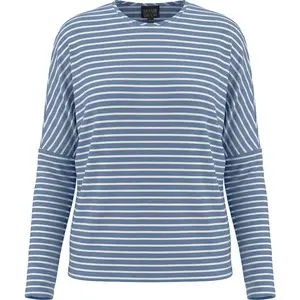 BUHU BuHu Striped V-Neck Drop Shoulder Knit Top