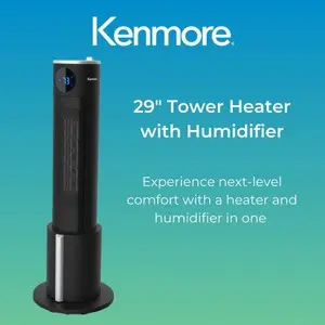 KENMORE 2 In 1 29 Inch Tower Space Heater And Humidifier