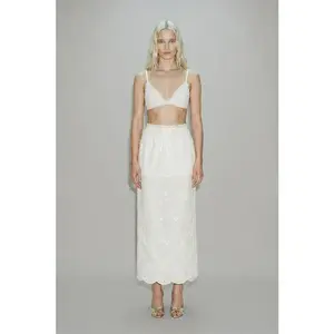 ATOIR Marjorie Lace Appliqué Maxi Skirt
