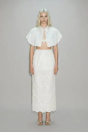 ATOIR Marjorie Lace Appliqué Maxi Skirt