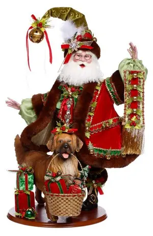 MARK ROBERTS Santa's Best Friend - Red
