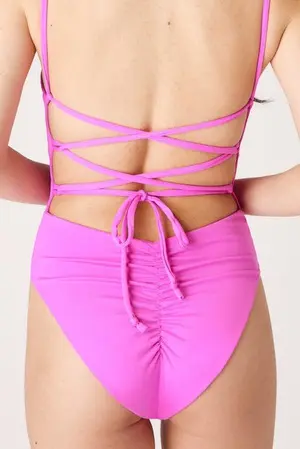 LONDRE BODYWEAR The Corset One Piece - Fuchsia
