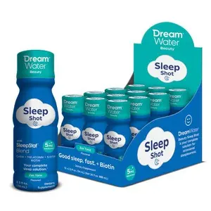 DREAM WATER Beauty Sleep Aid Drink Supplement; Melatonin 5mg, Gaba, 5htp - Multicolored