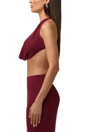 Naked Wardrobe Knit Crop Top