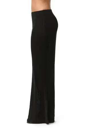 Naked Wardrobe Ribbed Knit Maxi Skirt - Black