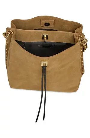 Rebecca Minkoff Darren Suede Shoulder Bag - Chest/fond