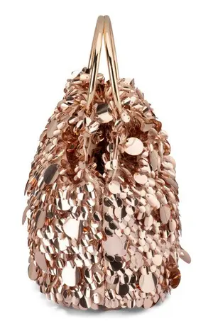 OLGA BERG Vera Sequin Top Handle Bag