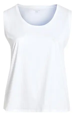 Eileen Fisher Scoop Neck Organic Cotton Tank