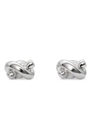 Kate Spade New York Sailor's Knot Stud Earrings - Silver