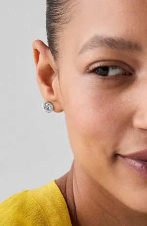 Kate Spade New York Sailor's Knot Stud Earrings - Silver