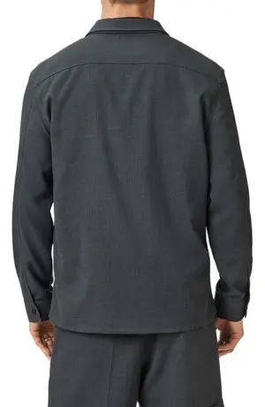 John Varvatos Julio Zip-up Shirt Jacket