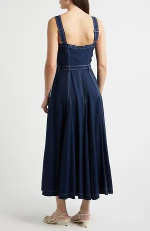 CIEBON Ariena Belted Maxi Dress