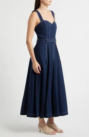 CIEBON Ariena Belted Maxi Dress