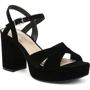 LIFESTRIDE Alice Platform Sandal - Black/black
