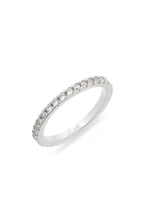 THE SIS KISS Eternity Band Ring - Silver