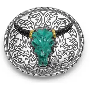 LAGOS LAGOS Sterling Silver Longhorn Belt Buckle