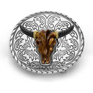LAGOS LAGOS Sterling Silver Longhorn Belt Buckle