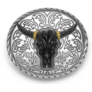LAGOS LAGOS Sterling Silver Longhorn Belt Buckle