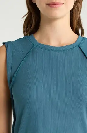 Free People Love My Twist Muscle Tee - Riptide