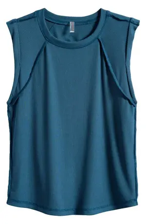 Free People Love My Twist Muscle Tee - Riptide