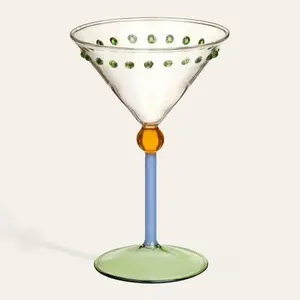 ZSA ZSA ZSU Henan Borosilicate Glass Martini Glass 6 Oz - Clear