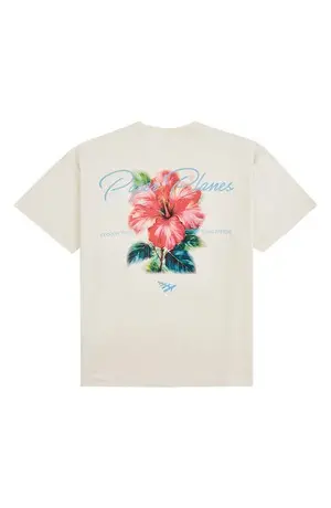 PAPER PLANES Flower Graphic T-shirt
