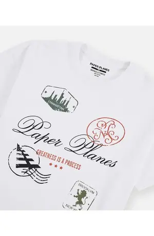 PAPER PLANES Postcard Graphic T-shirt