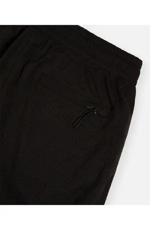 PAPER PLANES Logo Mesh Basketball Shorts - Black