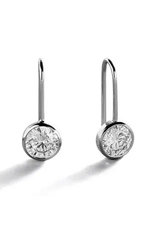 Baublebar Mini Fallon Bezel Earrings - Silver