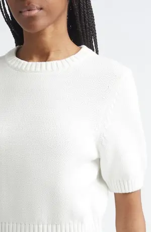 TOCCIN Elsie Short Sleeve Sweater