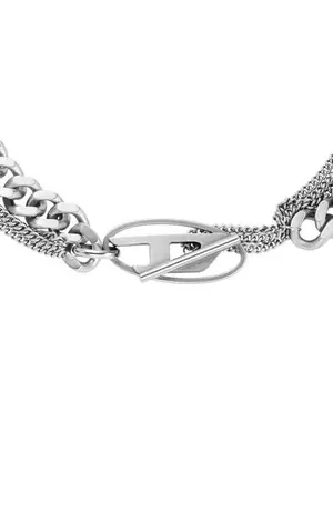DIESEL® Oval D Toggle Chain Necklace