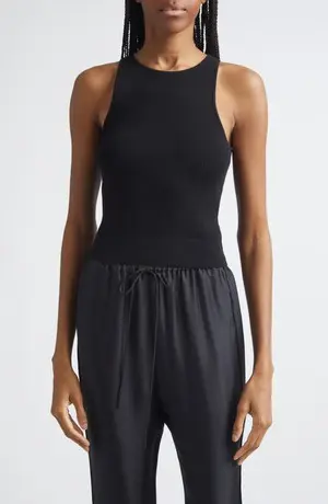 TOCCIN Tocain Avery Racerback Tank - Jet