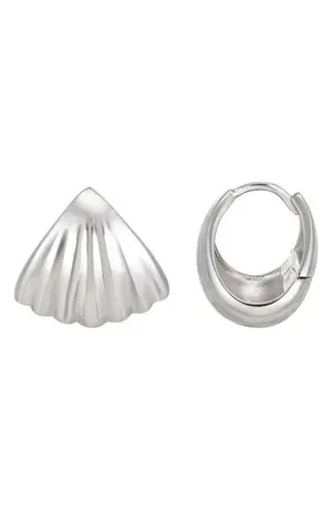 ST. MORAN Statement Palm Hoop Earrings