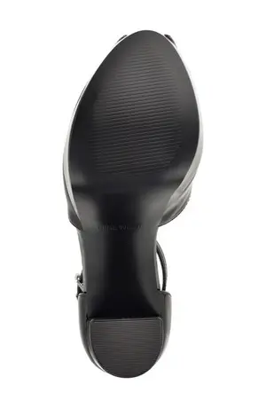 Nine West Keela Platform Ankle Strap Pump - Black