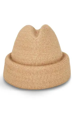 GIGI BURRIS MILLINERY Sharina Toyo Straw Hat - Dune