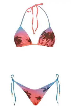 MAAJI Peach Drift Reversible Bikini Top