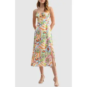 Drawstring Neckline Day Dresses