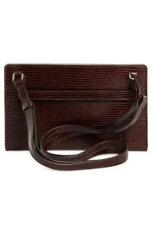 TOTEME Belted Lizard Embossed Crossbody Bag