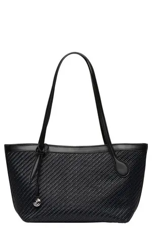 LIFFNER Midi Sprout Woven Leather Tote