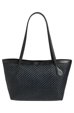 LIFFNER Midi Sprout Woven Leather Tote