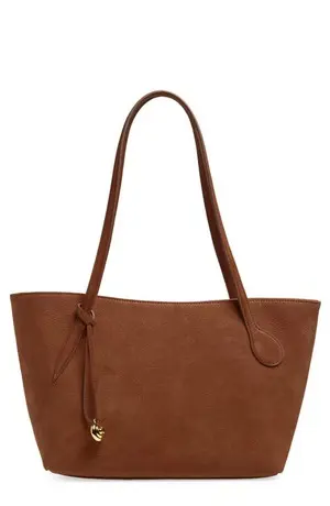 LIFFNER Midi Sprout Leather Tote - Rust
