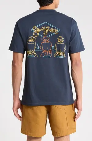 SEAGER CO Honky Tonk Cotton Graphic T-shirt