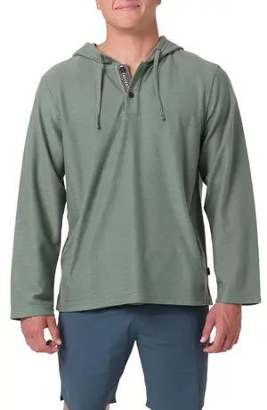 O'Neill Bavaro Cotton Blend Pullover Hoodie - Sage