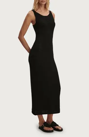 Varley Cusack Cotton Knit Dress